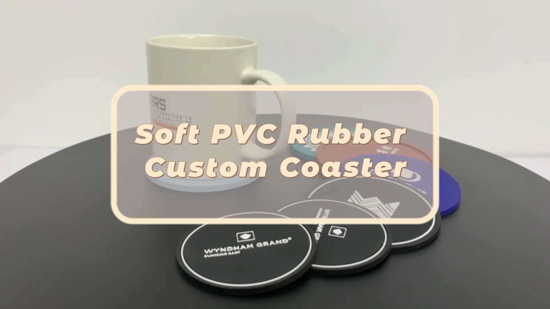 Custom Printed Logo Promotional 3d Round Silicone Coaster For Drink Cup ...