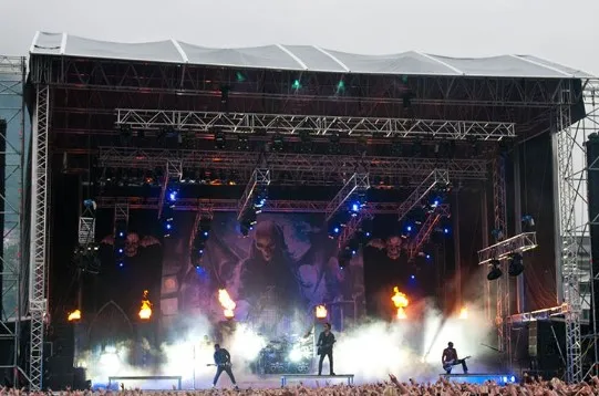 Curved Roof Lighting Dj Stage Truss Lift Event Stage Truss System For ...