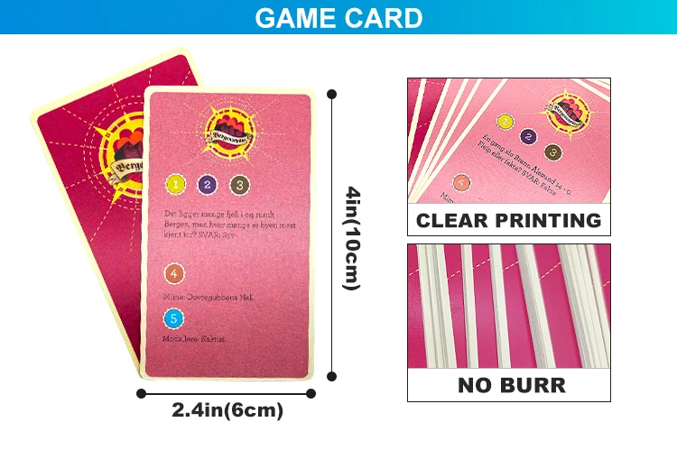 Custom Fold-able Paper Board Game for Family Travel With Dice Token ...