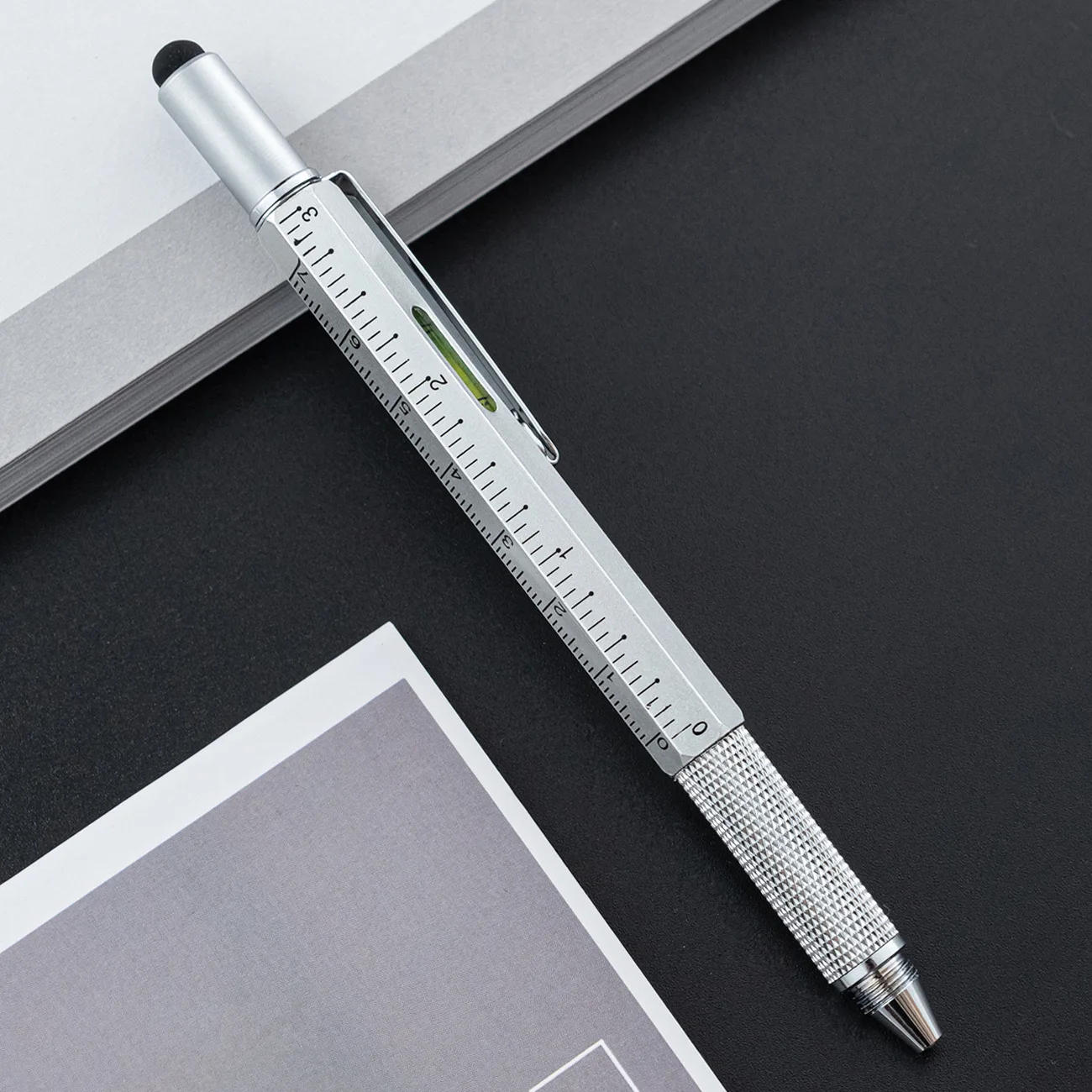 Multifunctional Screwdriver Ballpoint Pen with Level Scale