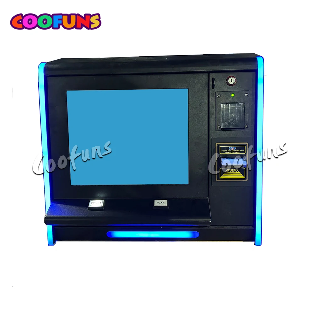 Mini Coin Operated Bar Top Metal Game Machine 17" LCD Table Top Game ...