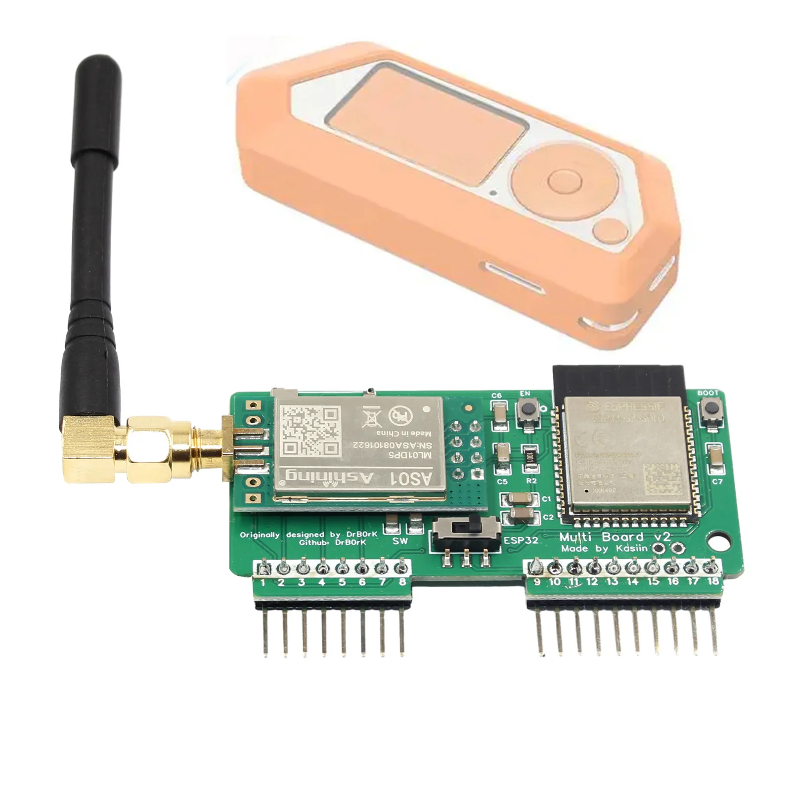 For Flipper Zero New Version Upgrade Wifi Multiboard Nrf24 Esp32 Development Board Gpio Mouse