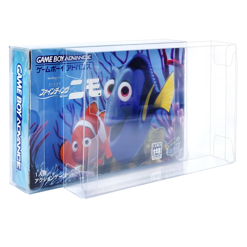 Clear Plastic Game Carts Cartridge Box CIB Display Protector Sleeve ...