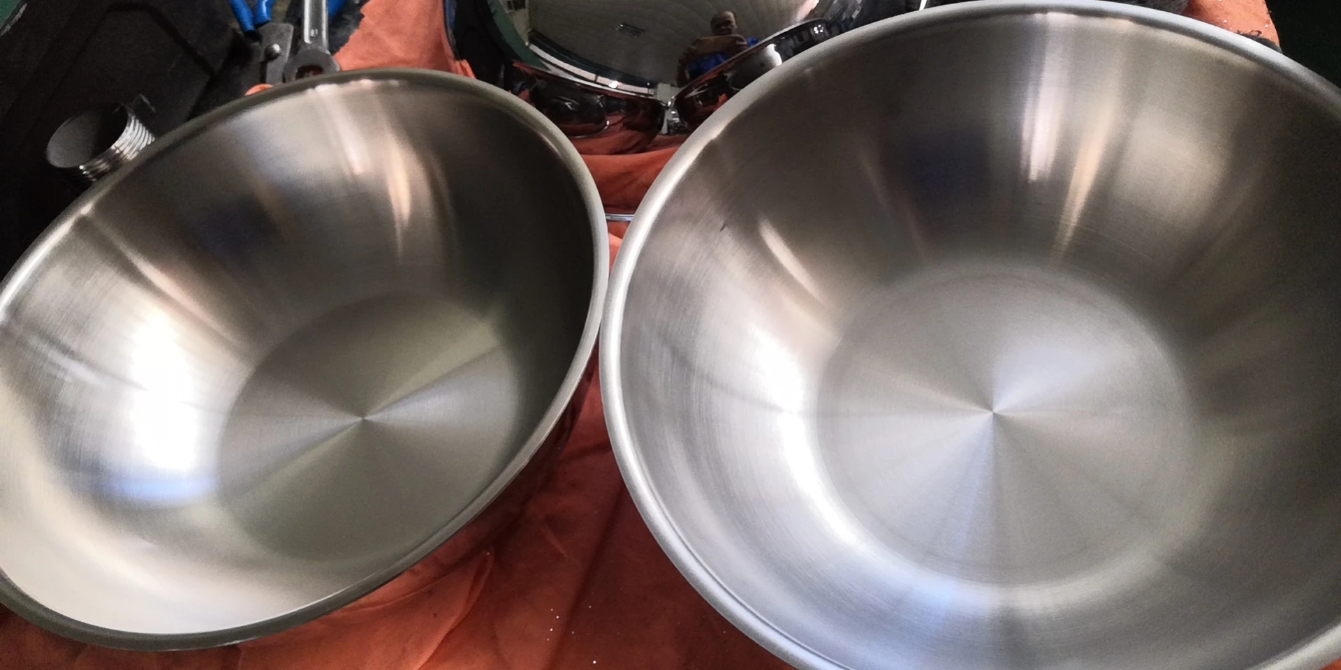 Stainless Steel Pot Polishing Machine For Sanding Metal Ware Inside Or ...