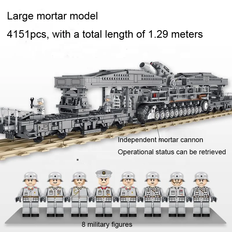 Alibaba.com: Panlos 628008 WW2 German Karl Heavy Railway Gun Building ...