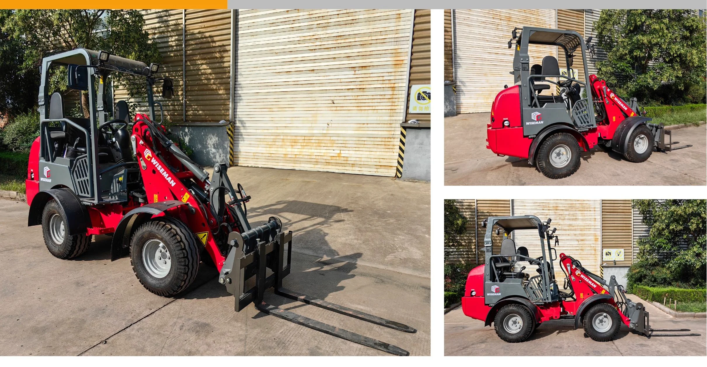 Drive Shaft Wheel Loader 8160 Mini Compact And Light Wheel Loader 2.4 ...