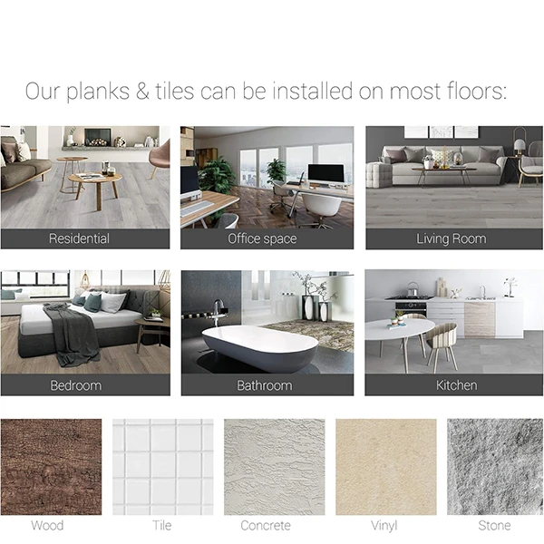 Peel And Stick Vinyl Pvc Lvt Wood Look Plank Decor Backsplash Kitchen ...