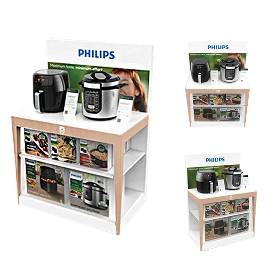 Bevis Customizable Wood Home Appliance Display Rack For Supermarket And ...