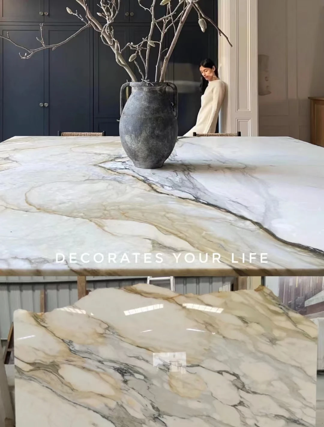 Italian Marble Calacatta Gold Marble For House Or Villa Modern ...
