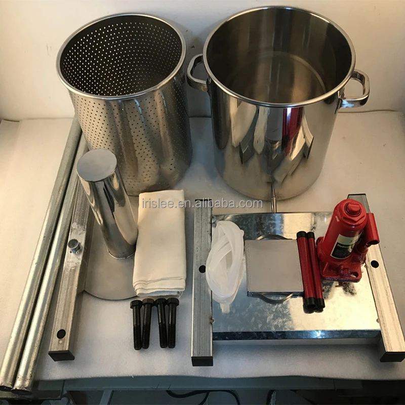 Manual Hydraulic Fruit Squeezer Stainless Steel Small Grape Blueberry ...
