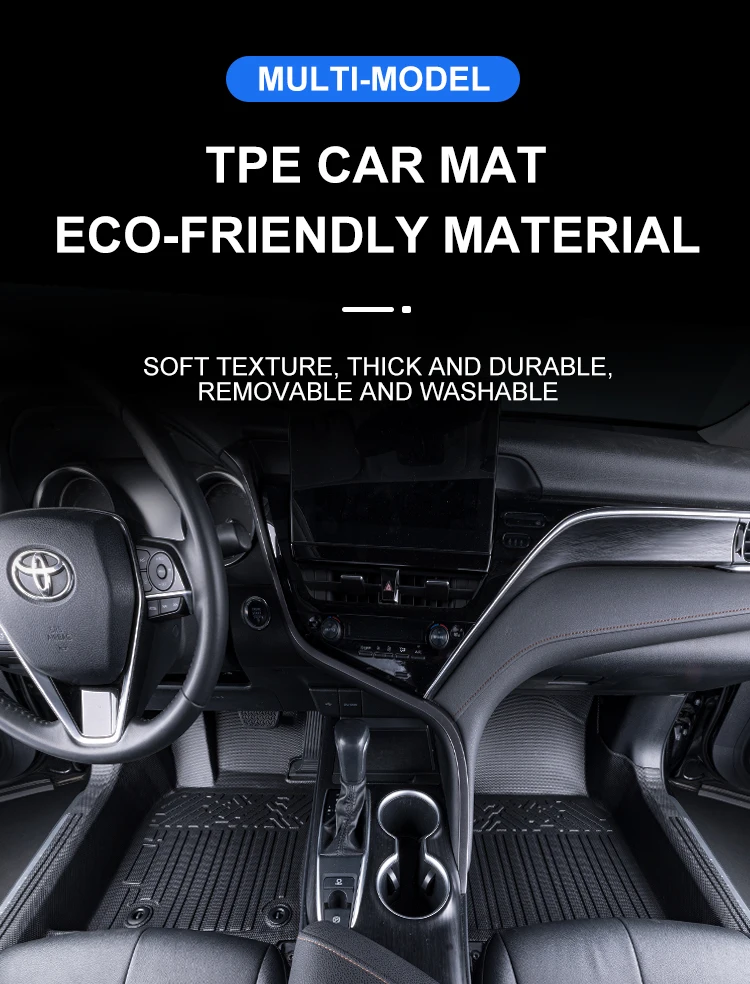 Full Sets Premium 5D TPE Car Mats Waterproof Protection 5D TPE Car ...