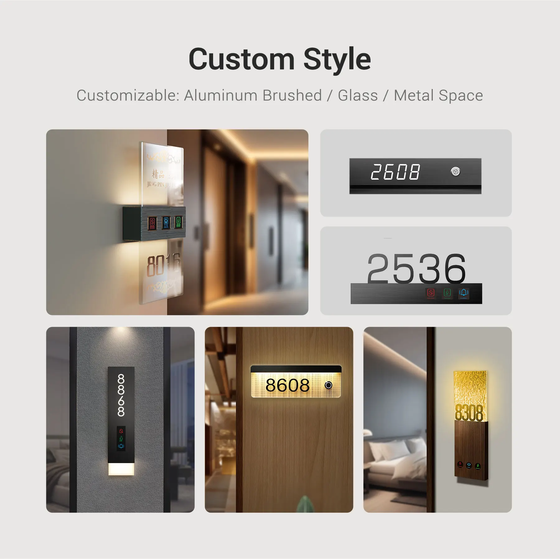 Intelligent Hotel Switch Panel with Voice Command System| Alibaba.com