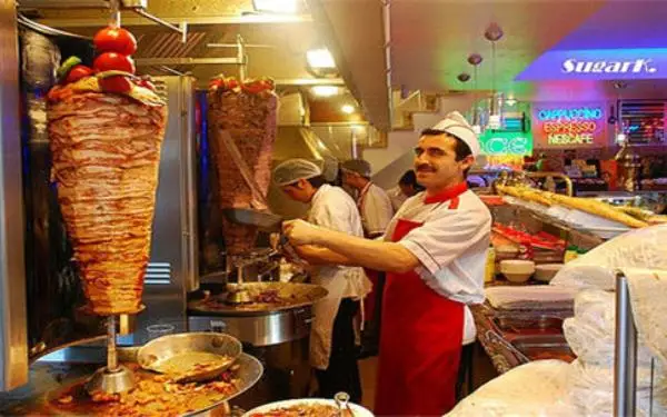 Efficient Shawarma Slicing Machine - Stainless Steel Kebab Cutter