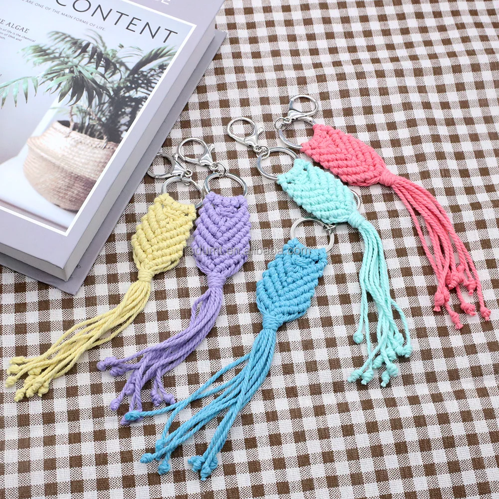 Handmade Tassel Key Chain - Bohemian Beach Style Accessory