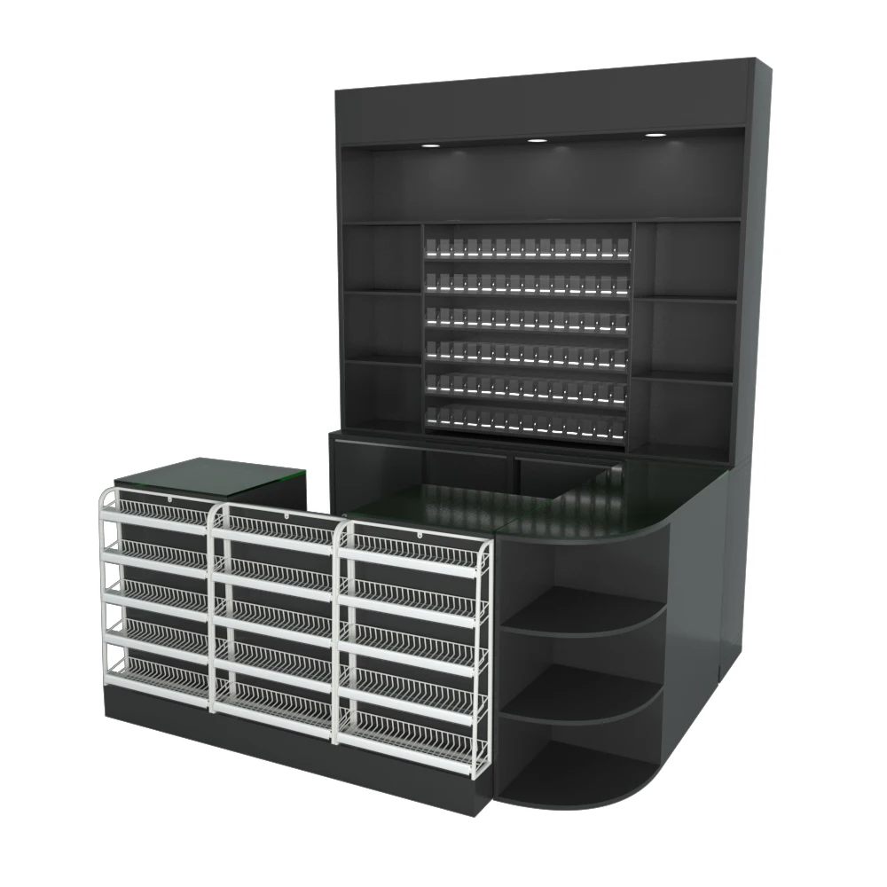 Wood Convenience Store Cash Table Dimension - Ideal for Checkout