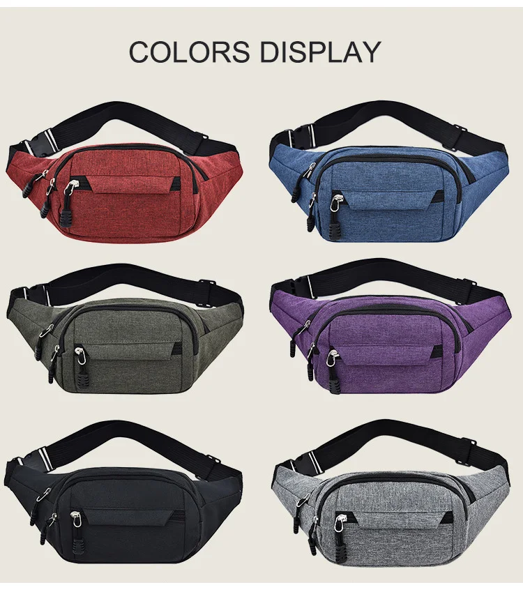 Oxford Cloth Fanny Pack - Durable and Stylish Crossbody Bag