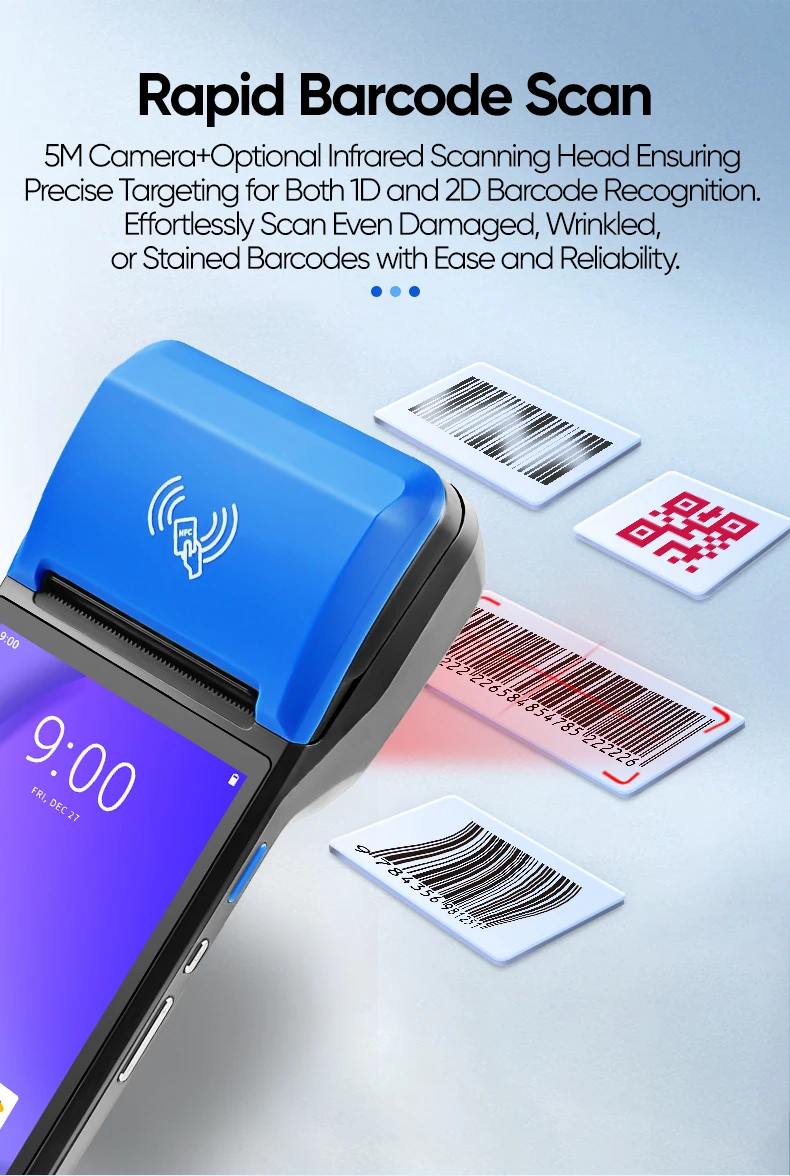 FYJ-F1 Handheld POS Terminal - Efficient Order Receiving