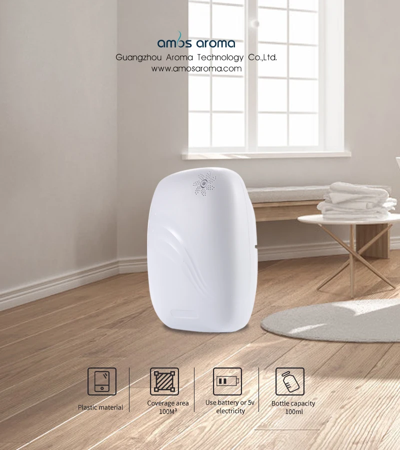 Battery Fragrance Oil Diffuser Small Space Room Spray Air Scent Aroma ...