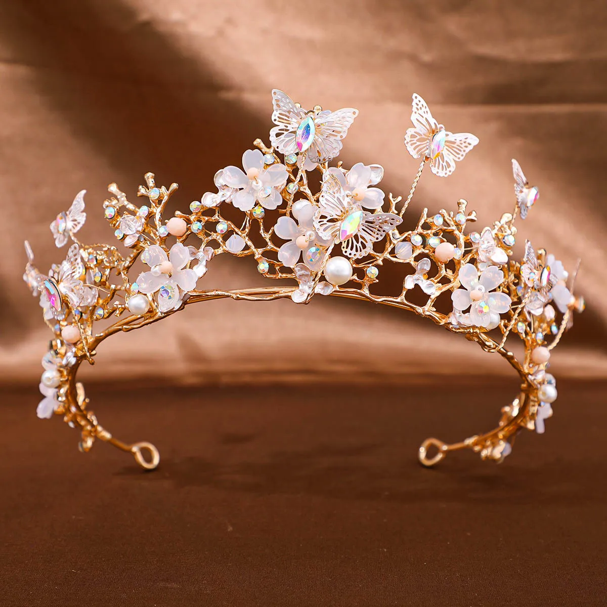 Exquisite Bridal Crown Tiara - Princess Wedding Flower Crown