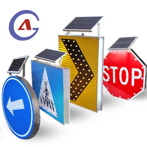 Guangan Road Safety Signal Board - Flashing LED Traffic Sign