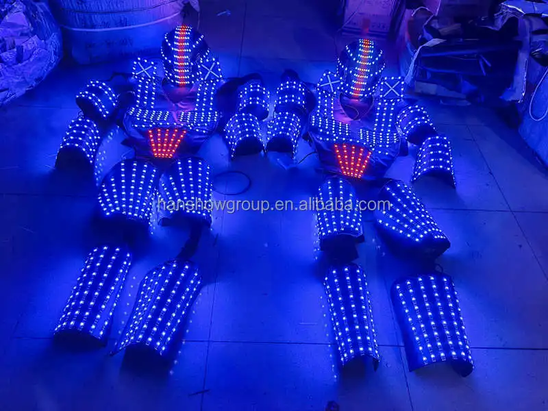 Nightclub Bar Stage Led Led Stilts Out Wine Dress Dance Performance ...