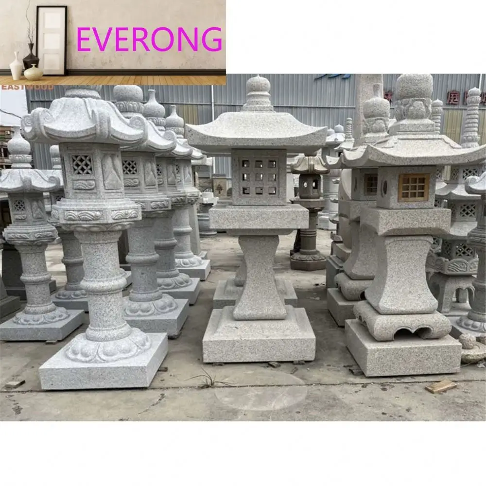 Classic Hand Carved Grey Granite Stone Lanterns for Garden Decorative| Alibaba.com
