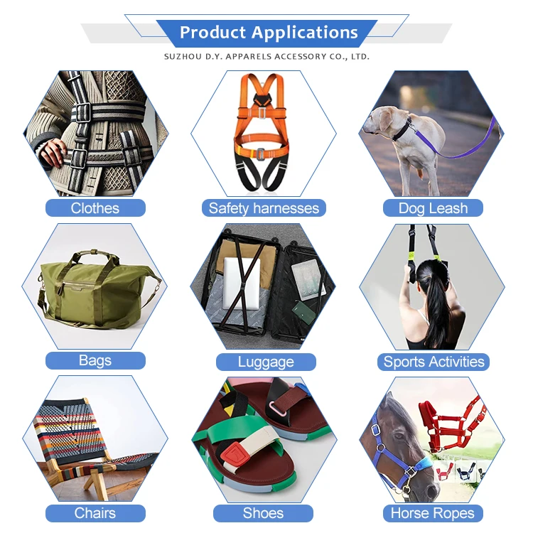 Customized Size Flexible Nylon Tubular Braided Webbing