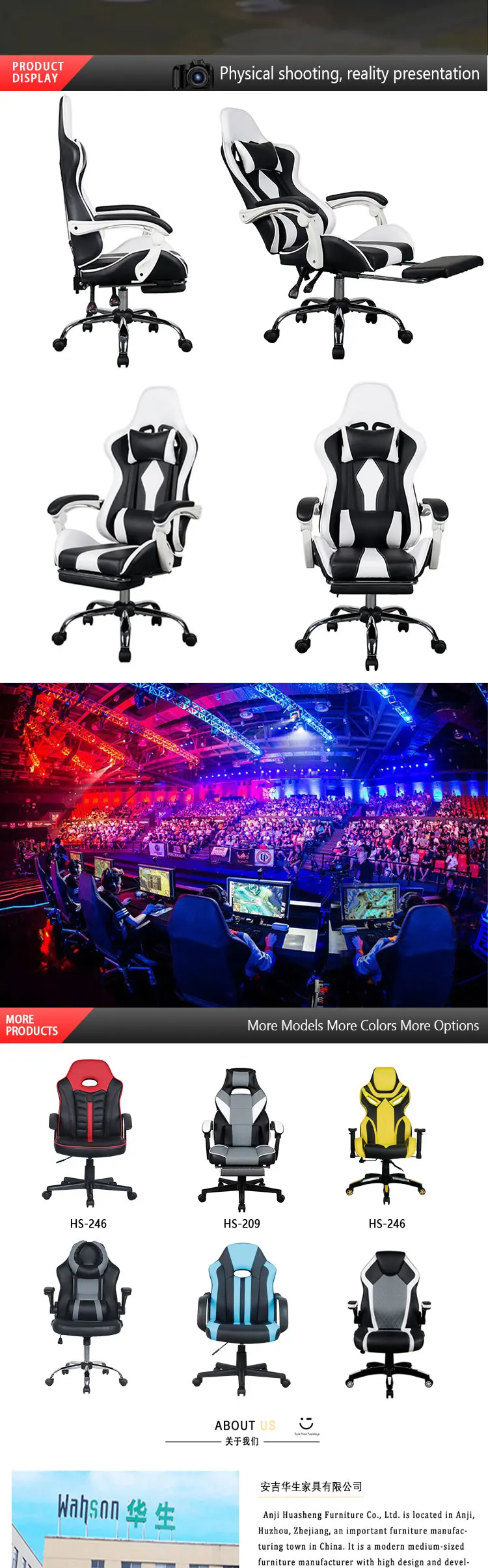 Executive Gaming Chair - Adjustable, Stylish, and Comfortable