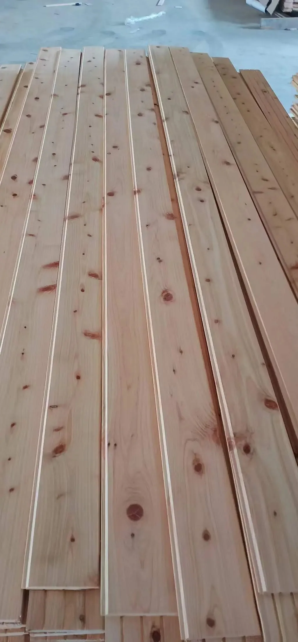 Modern Japanese Hinoki Cypress Solid Wood Wall Panel 2400*100*10 Laser ...