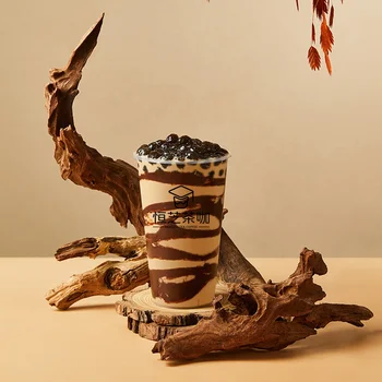 Chewy Amber Brown Sugar Boba Pearls Tapioca Balls Supplies Fast Cooking ...