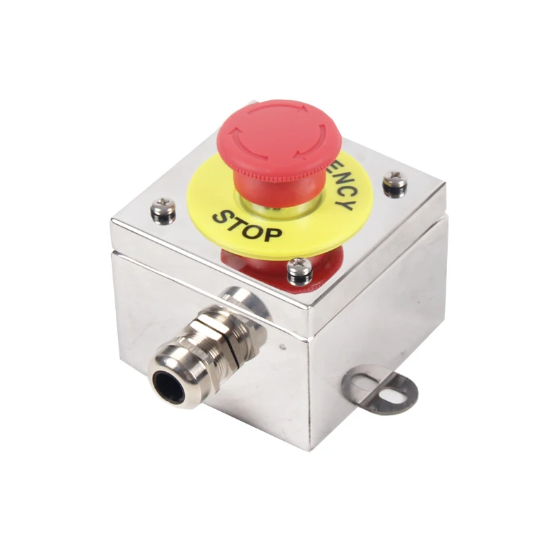 Ip66 Equipment Protection Emergency Stop Control Switch Box Stainless ...