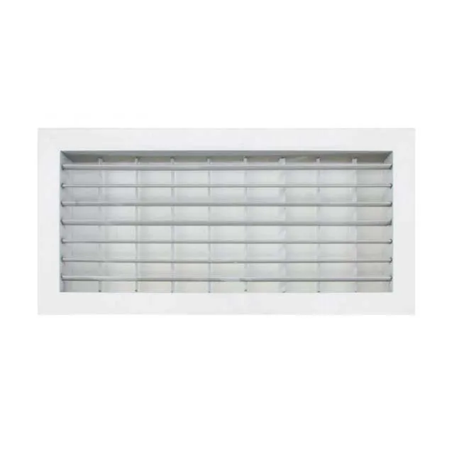 Hvac Aluminium Single Or Double Deflection Flush Surface Frame Grille ...