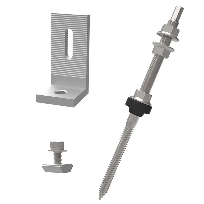 Oem M10 Solar Screws Roof Hanger Bolt Ss304 M10*200 Solar Ground Screws ...