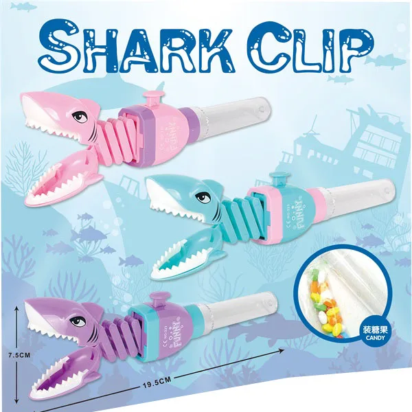 Funky Stretch Shark Plastic Tube Packing Sugar Candy Toys For Children ...