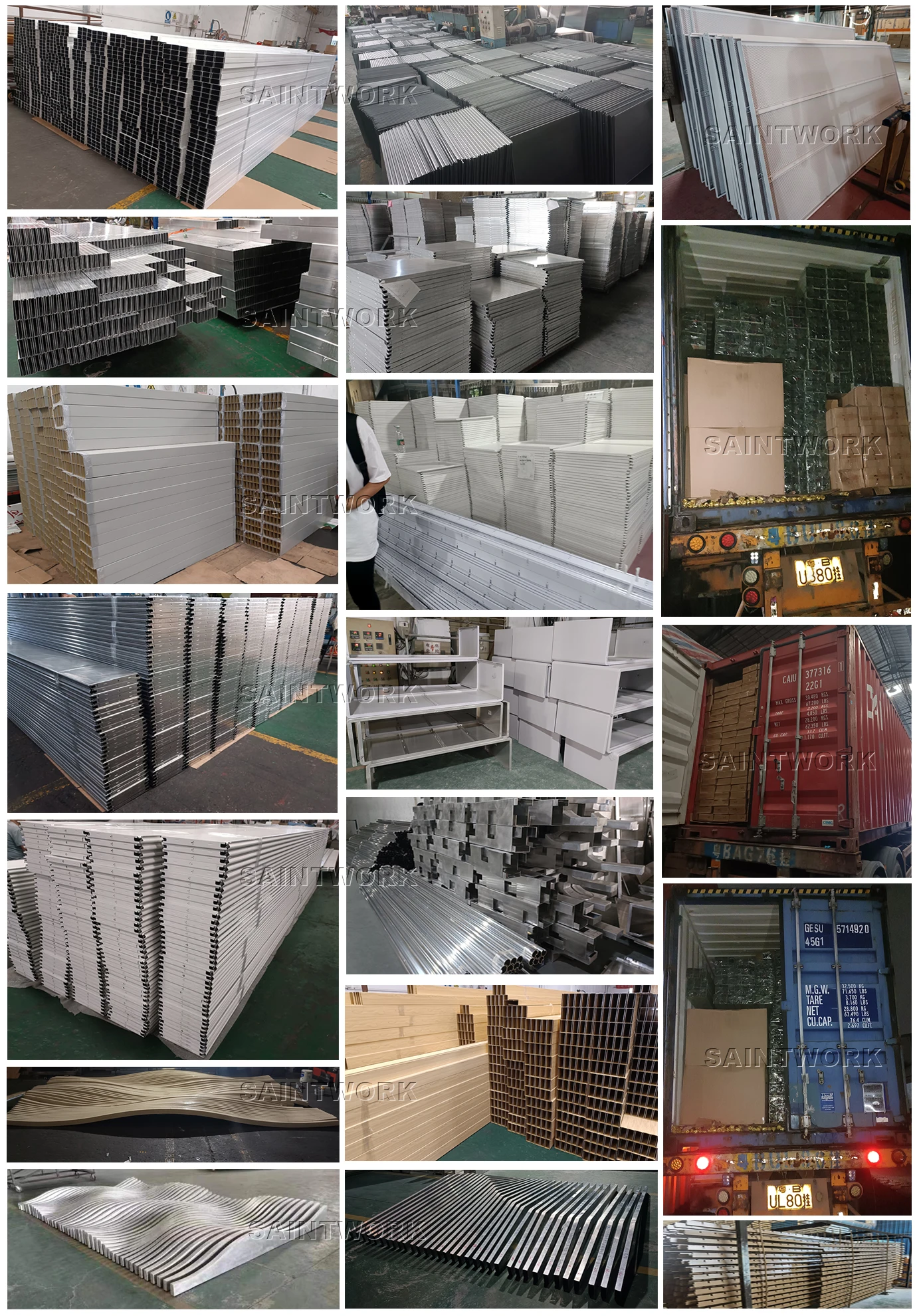 3D Wavy Aluminum Wall Panels - Stylish Cladding Solutions