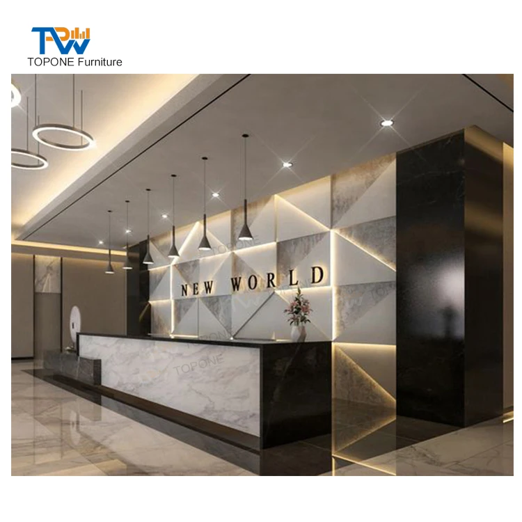 Modern Design Lobby Hotel Front Desk Reception Furniture Desk Reception ...