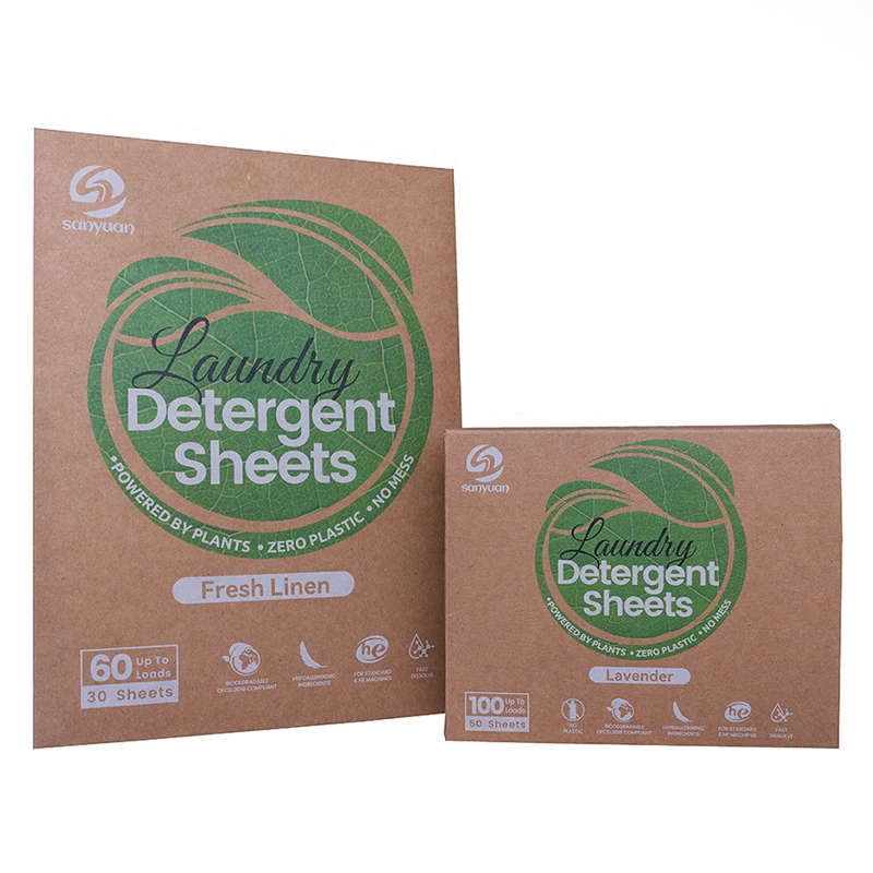Eco-friendly Fresh Linen Scented Laundry Detergent Strips Solid ...