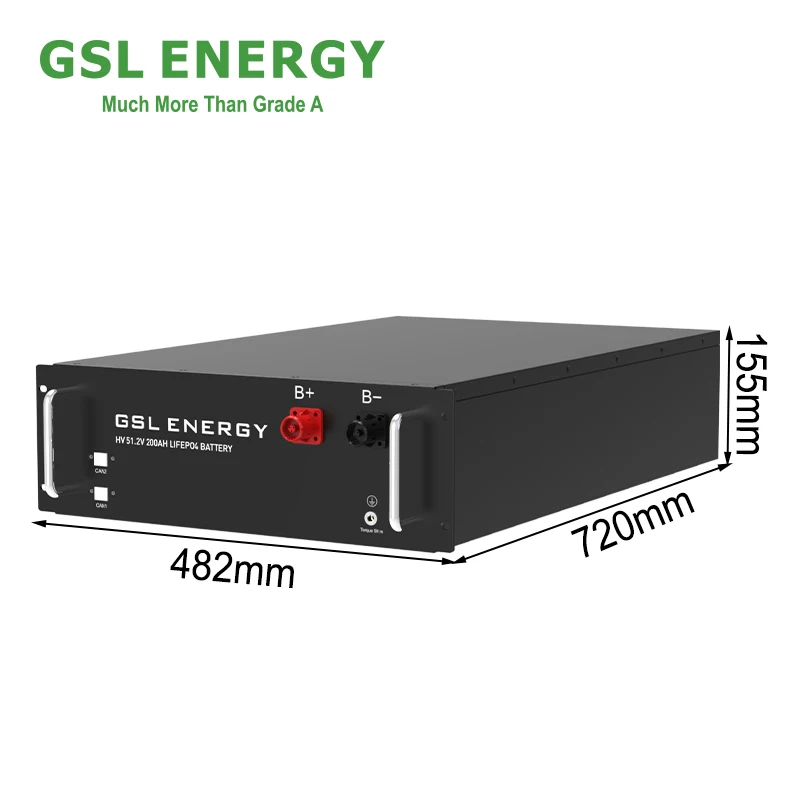 GSL ENERGY High Voltage Lifepo4 Battery Cabinet for Solar