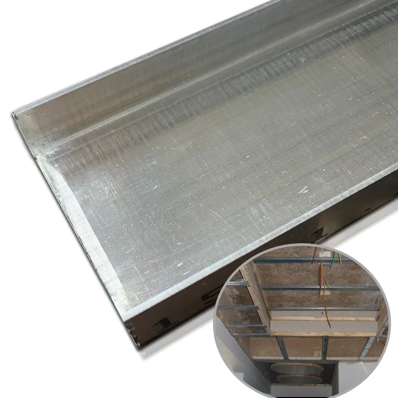 Galvanized Ceiling Suspension Drywall Profile system 1/2 resilient ...
