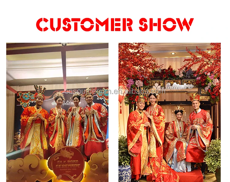 Wholesale Chinese Hanfu Dress Couple Set - Traditional Wedding Outfits ...