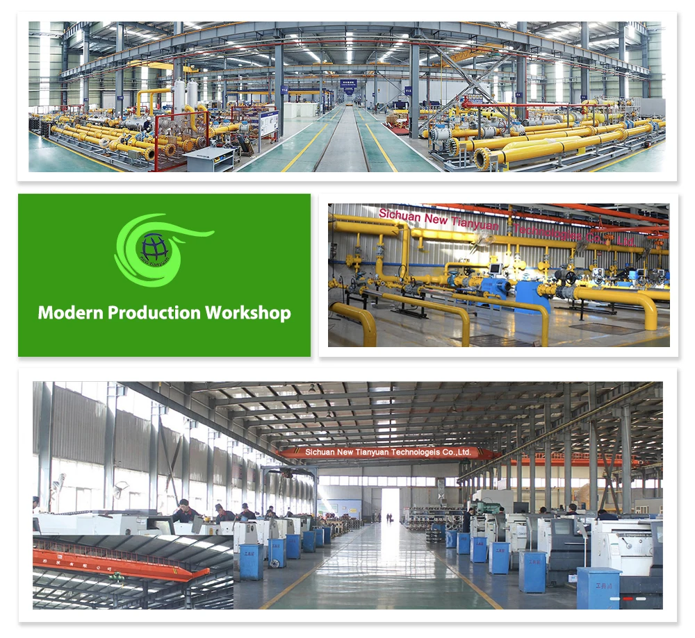 CNG Gas Pressure Reducing Regulating and Metering Station