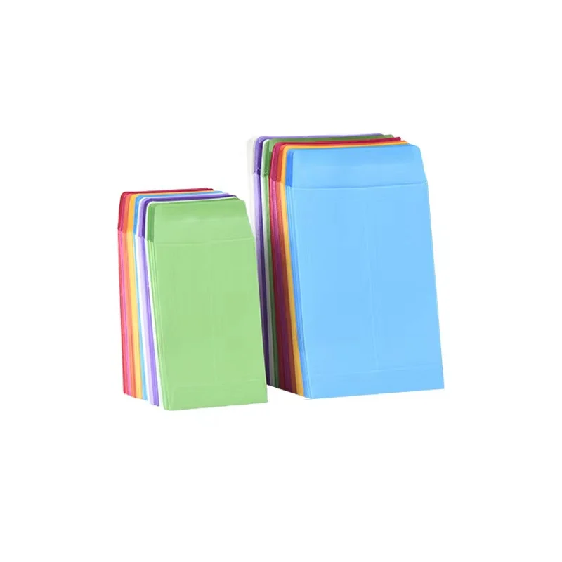 Custom Small Coin Envelopes Colorful Kraft Paper Envelopes Self ...