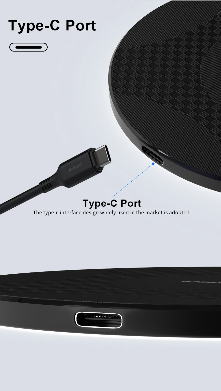 New 15w Circular Desktop Mobile Phone Wireless Charger Mobile Phone ...