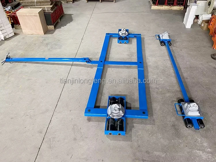 16ton Shipping Container Moving Dolly Transport Small Tanks Roll ...