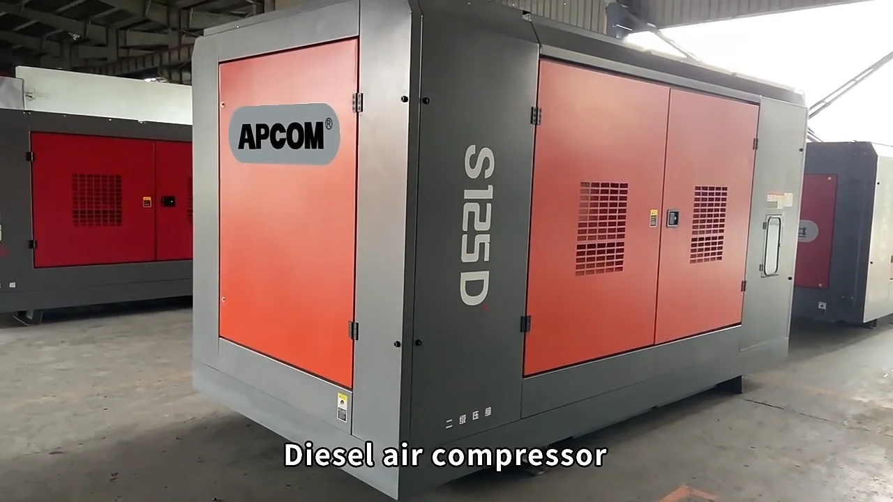 Cummins Diesel Engine Air Compressor 24bar 1000cfm Diesel Air ...