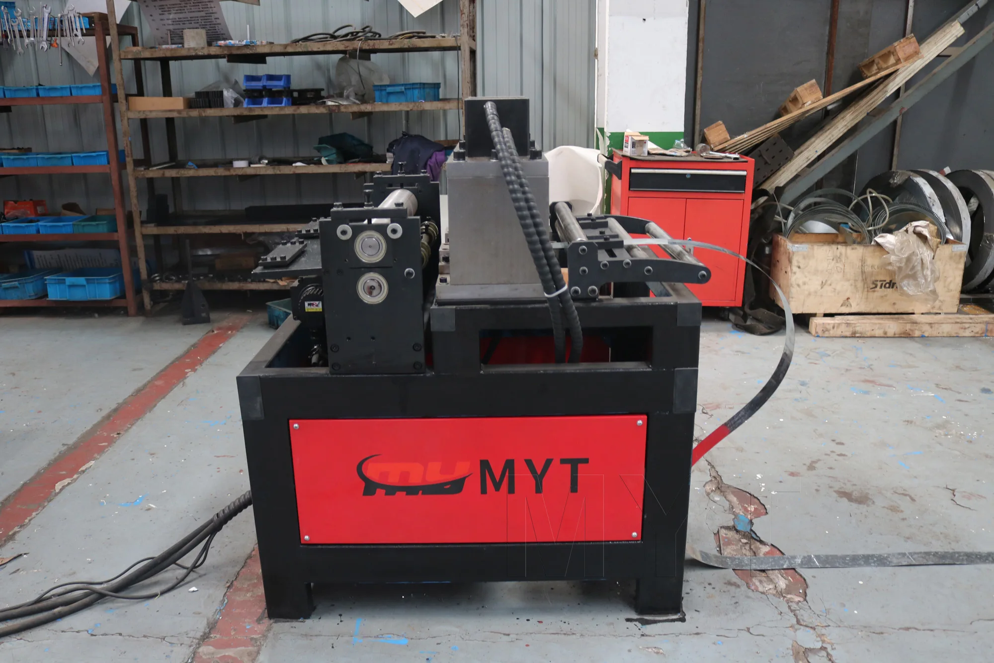 Industrial Flexible Duct Connector Forming Machine with Automatic Punching