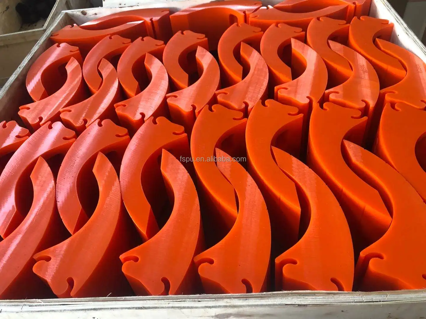 Customized Polyurethane Mining Conveyor Belt Scraper Blade - Buy ...