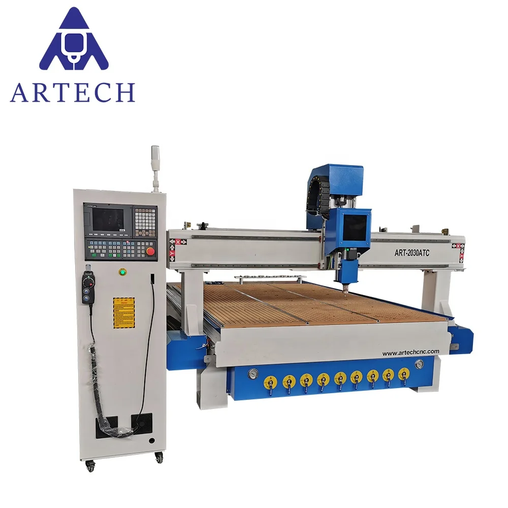 Large Size Automatic Tool Change System 2030 Cnc Router Machine With Syntec Control System - Buy ...