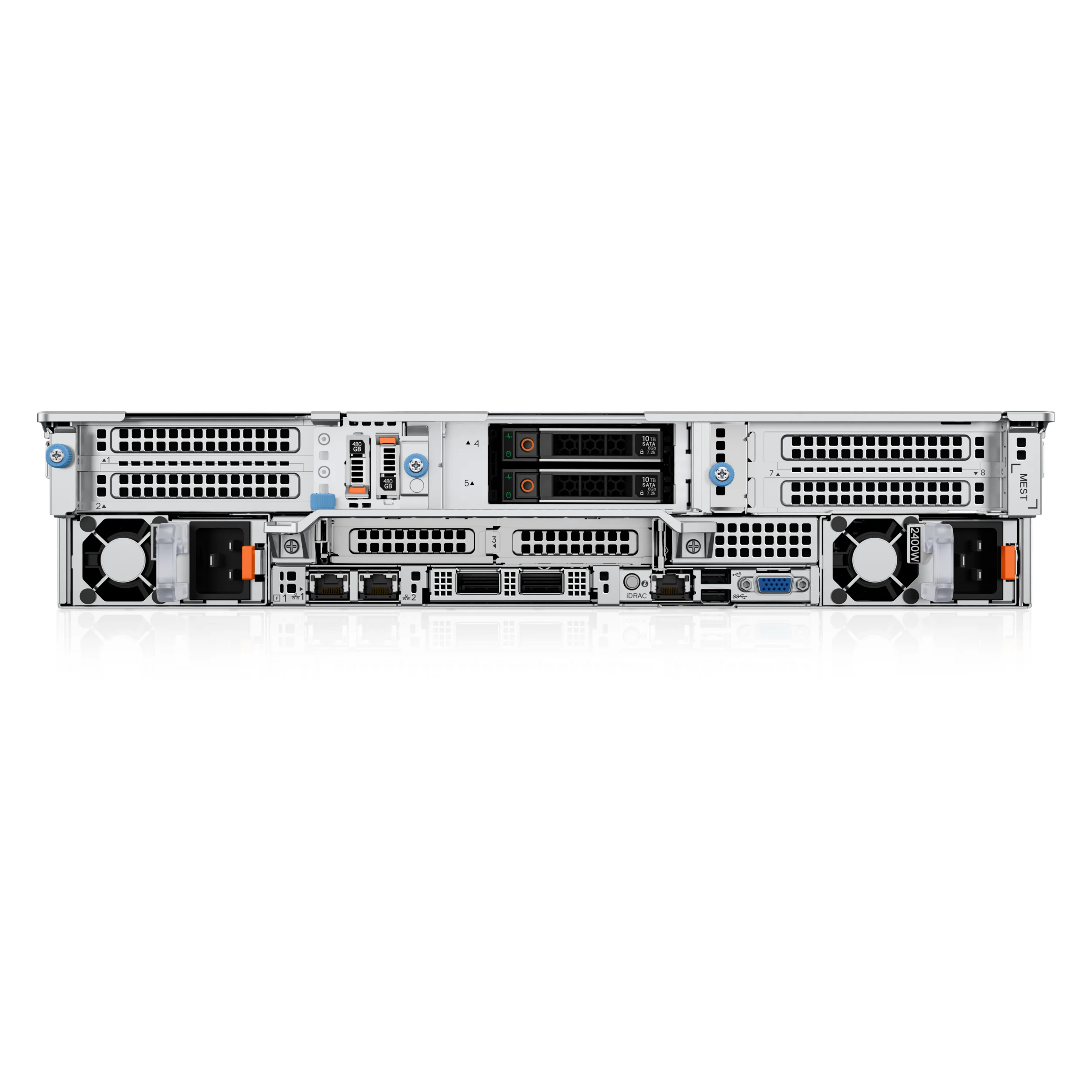 Poweredge R760 Dell Rack Server Sas/sata Hard Disk 2x2.5inch Rear Nvme ...