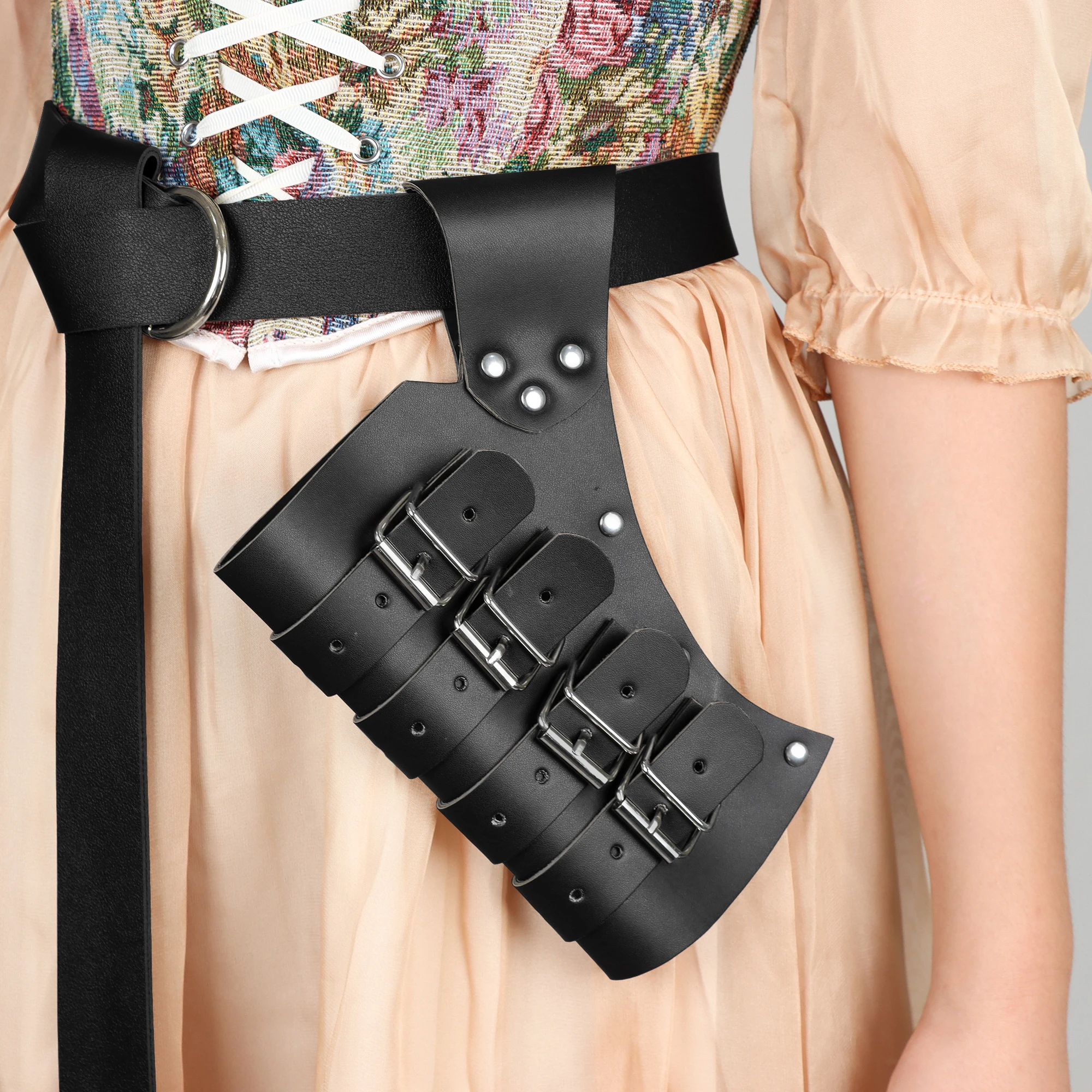 Medieval Sword Belt Gun Holster Scabbard Holder Halloween Cosplay Props ...